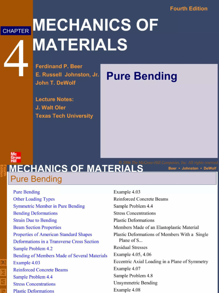 Pure Bending | PDF