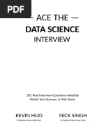 Nick Singh - Ace The Data Science Interview | PDF