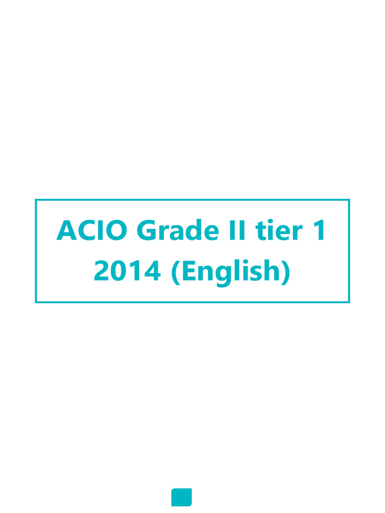 Ib Acio 2014 Solved Previous Year Question Paper | PDF | Triangle | Adverb