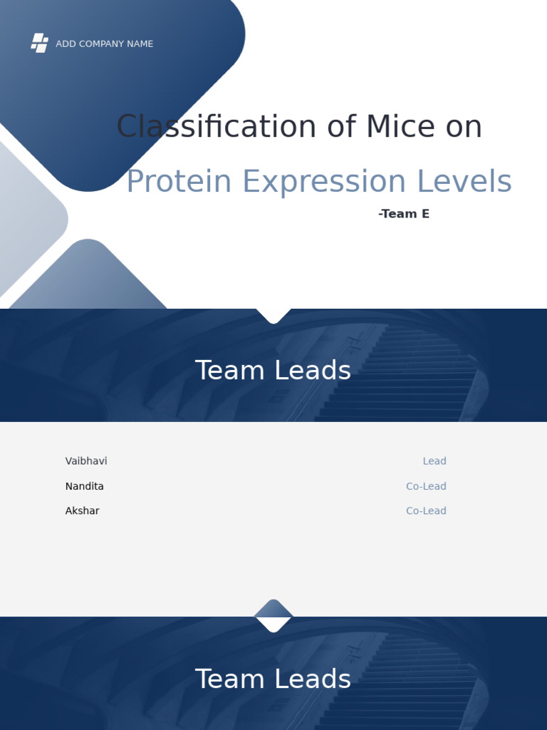 Classification of Mice Based On Protein Expression Levels | PDF ...