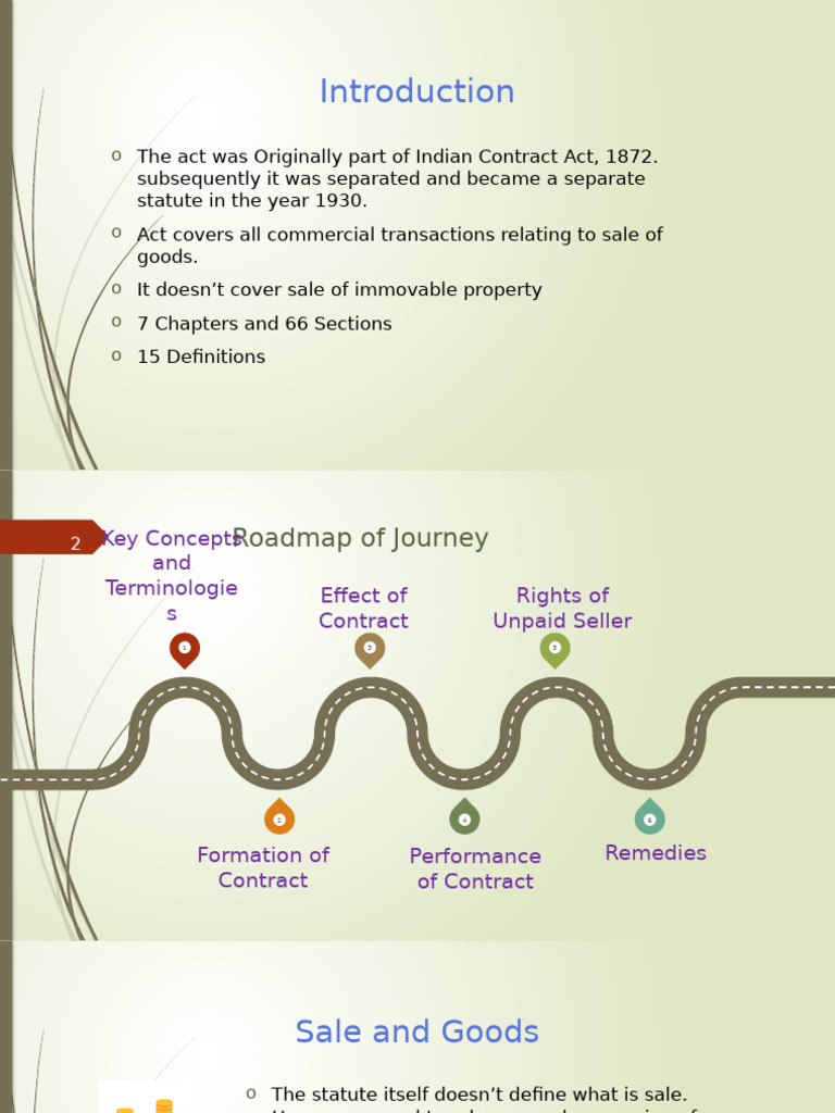 UNIT-V SOGA, 1930 - Contract II | PDF | Breach Of Contract | Sales