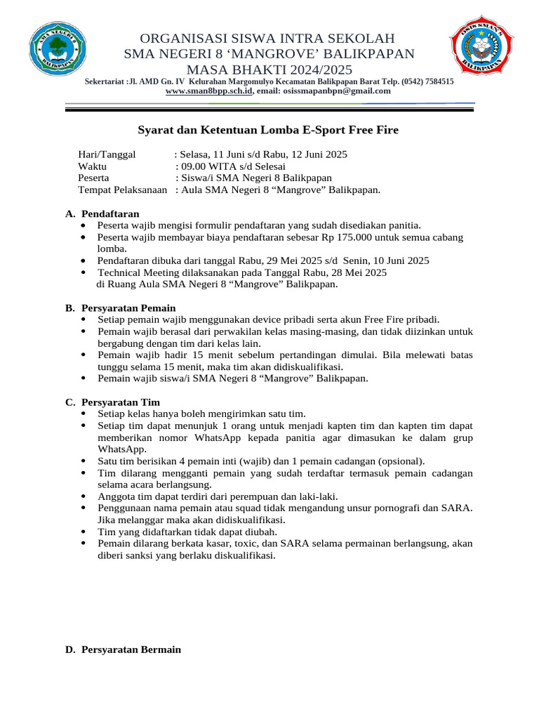 Juknis - Classmeet - Maestro - 2025 Revisi 1 | PDF