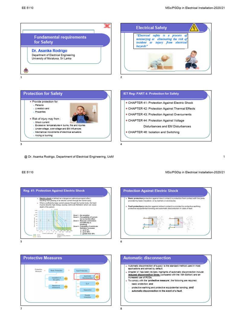 Microsoft PowerPoint - EE5110-DeSIGN ASPECTS 3 - Fundamental Safety Requirements | PDF | Fuse ...