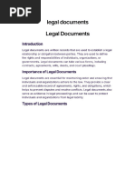 List of Legal Documents in India | PDF | Deed | Non Disclosure Agreement