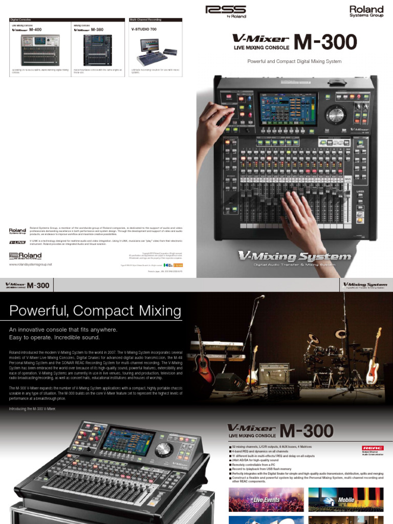 roland-v-mixer-m-300-users-manual-444091 | PDF | Sound Production ...