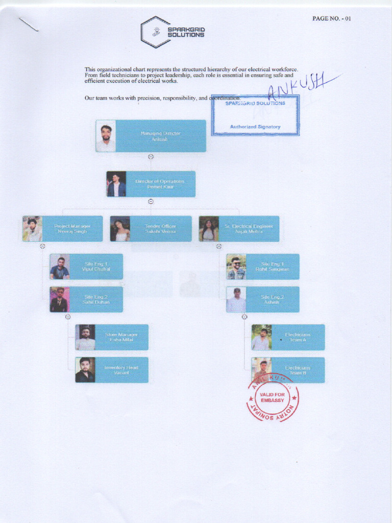 Organizational Chart 2025 | PDF