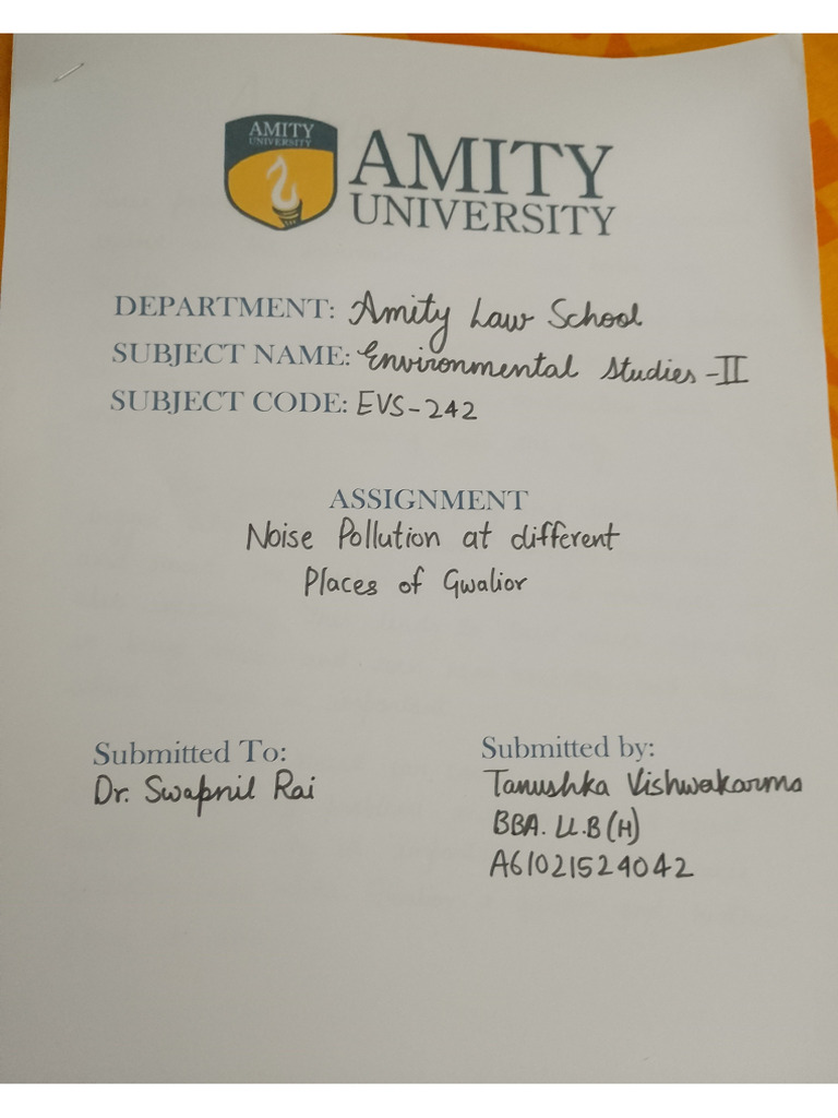 Tanushka Vishwakarma EVS Ass. | PDF