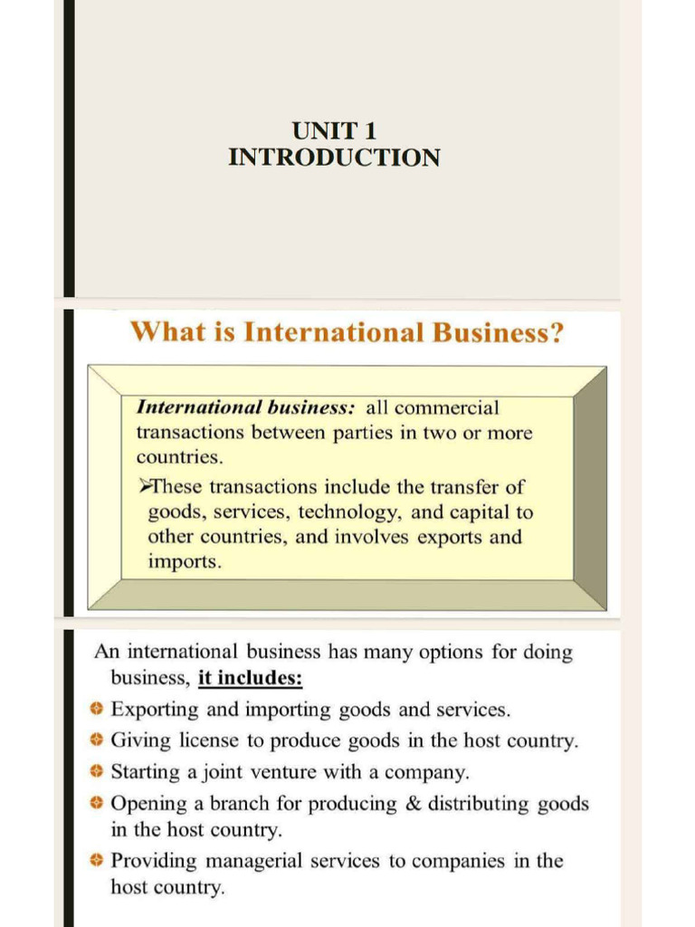 IB Unit 1 & 2 Theory | PDF