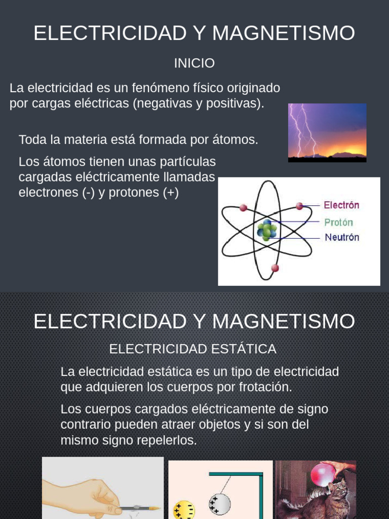 Electricidad y Magnetismo | PDF | Magnetismo | Imán