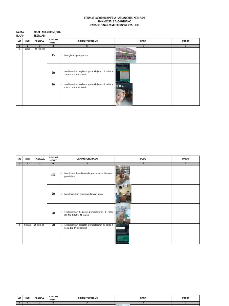 Laporan Minggu Ke 4 | PDF