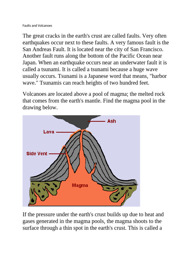 3 Faults and Volcanoes | PDF