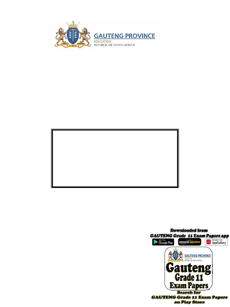 2019 GAU PhySci GR 11 Jun Exam P2 Memo | PDF | Covalent Bond | Chemical Polarity