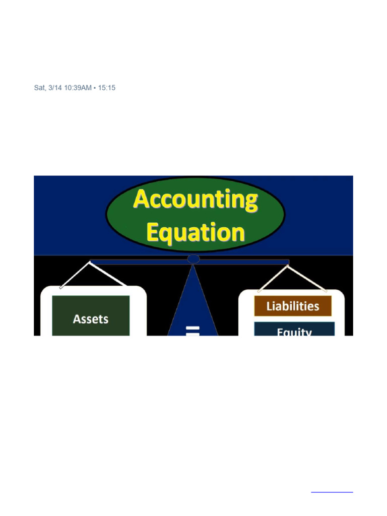 115+Accounting+Equation Otter | PDF | Equity (Finance) | Debits And Credits