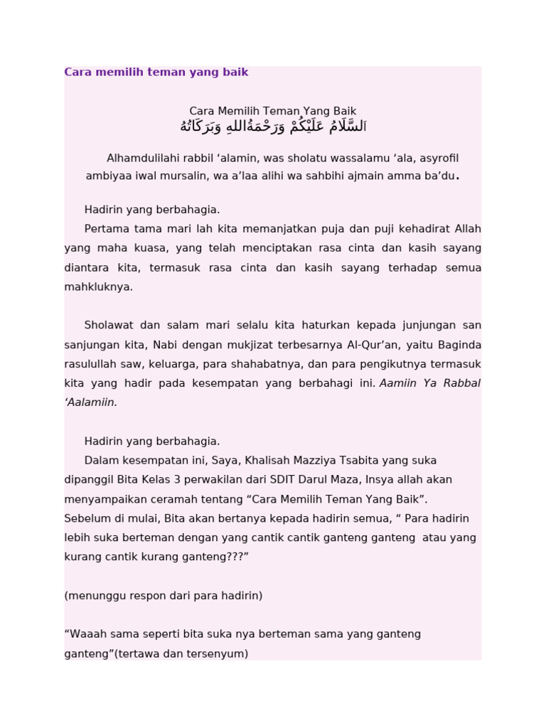 Materi Pildacil Bita | PDF