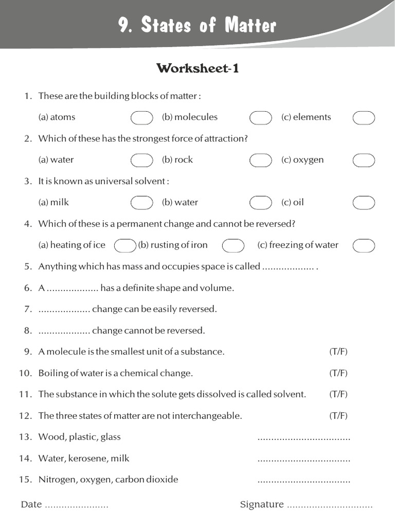 1517822636Class 5 Chapter 9 WS | PDF | Water | Chemical Substances