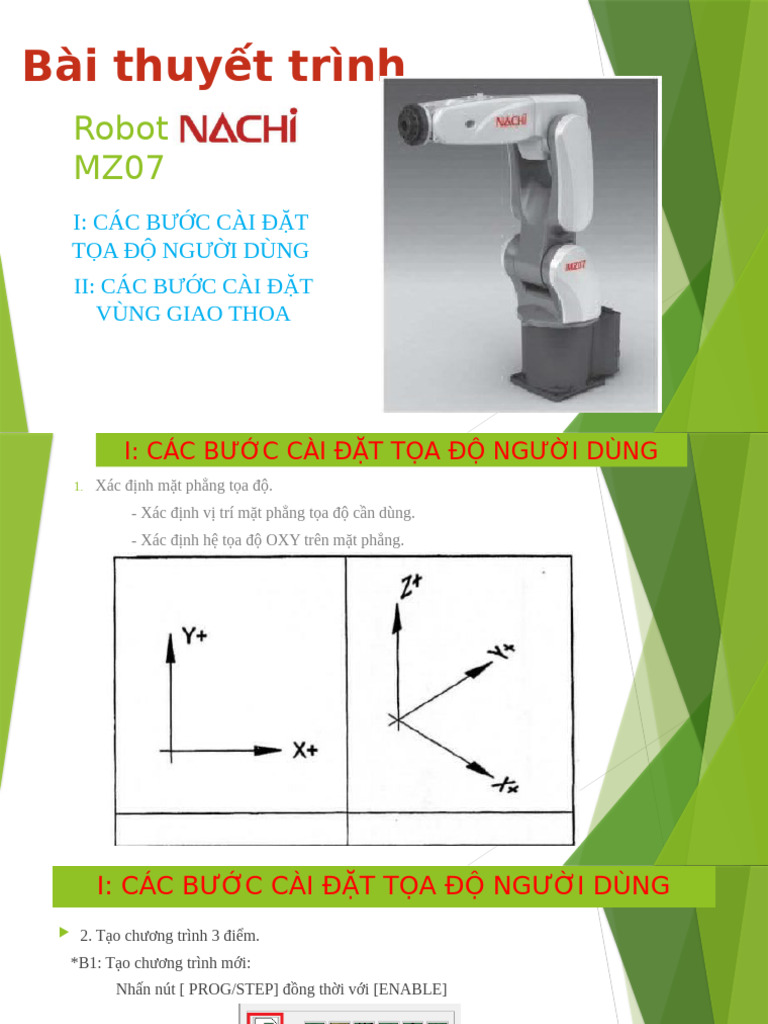 Tọa Độ Người Dùng + Vùng Giao Thoa Robot Natri | PDF