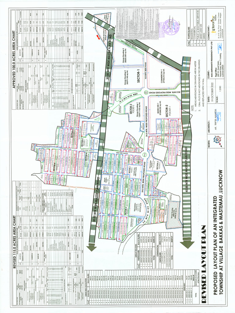 115 Acre Lda Approved Map | PDF