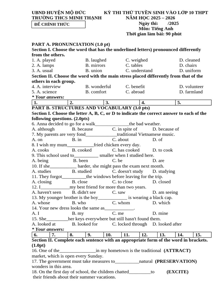 Uneditable Meaning in English Exam | PDF | Meal | Fast Food