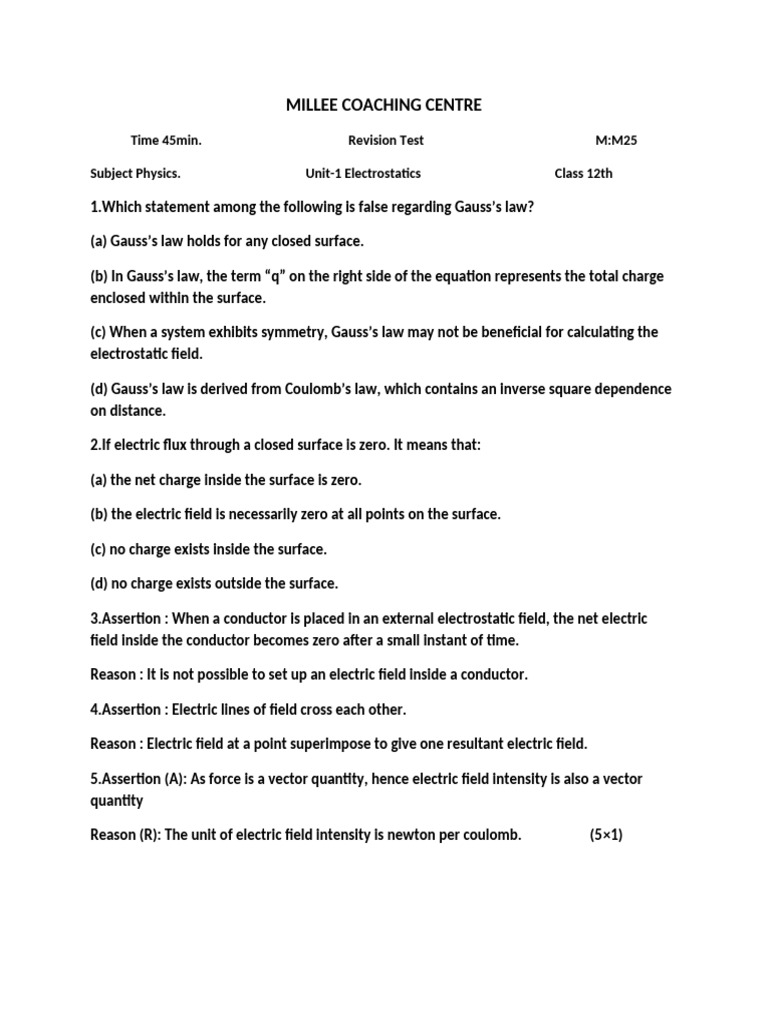 Unit 1 Physics 12 Academy | PDF