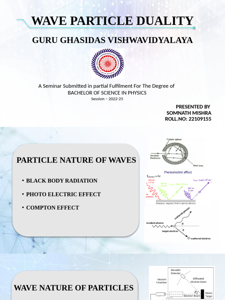 Wave Particle Duality | PDF