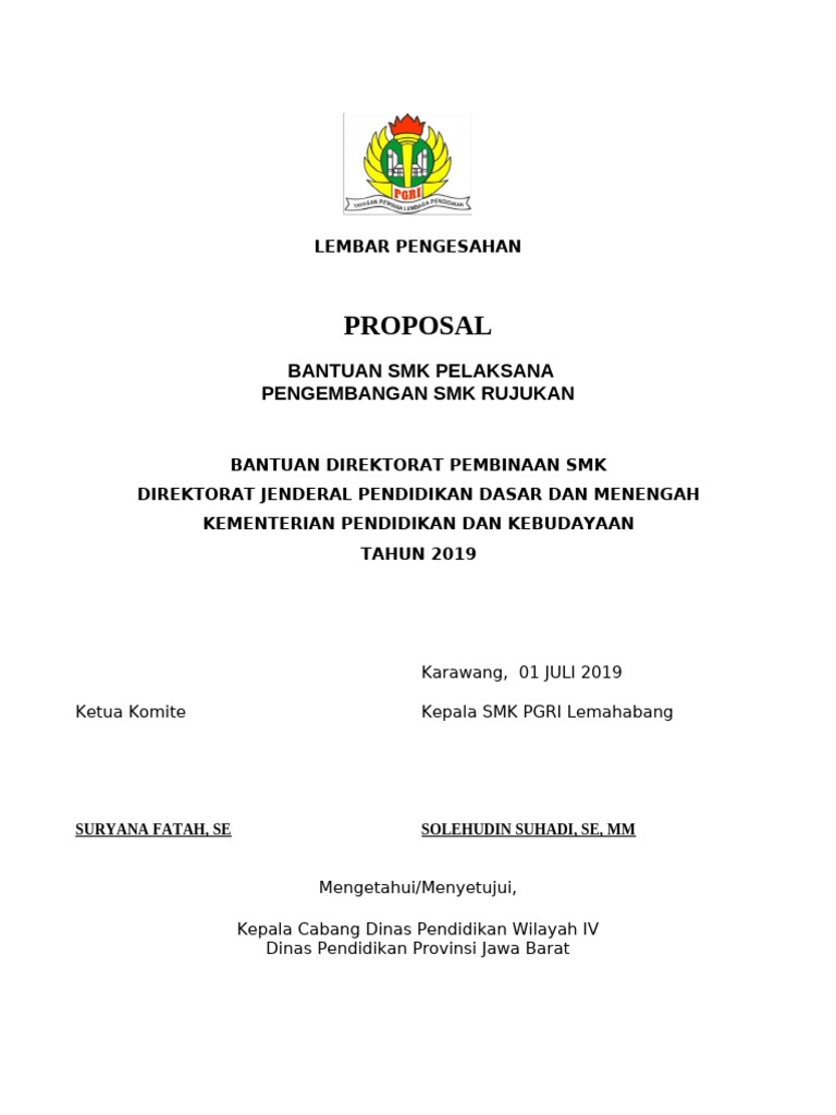 Lembar Pengesahan | PDF