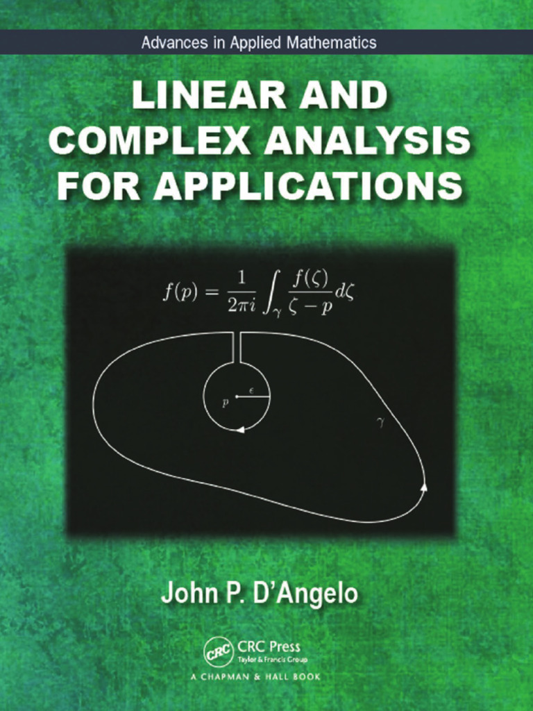 Linear and Complex Analysis For Applications | PDF | Linear Map | Vector Space