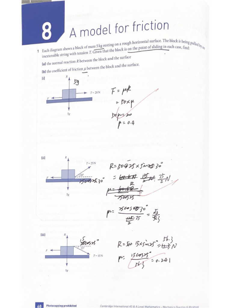 8 A Model Of Friction | PDF