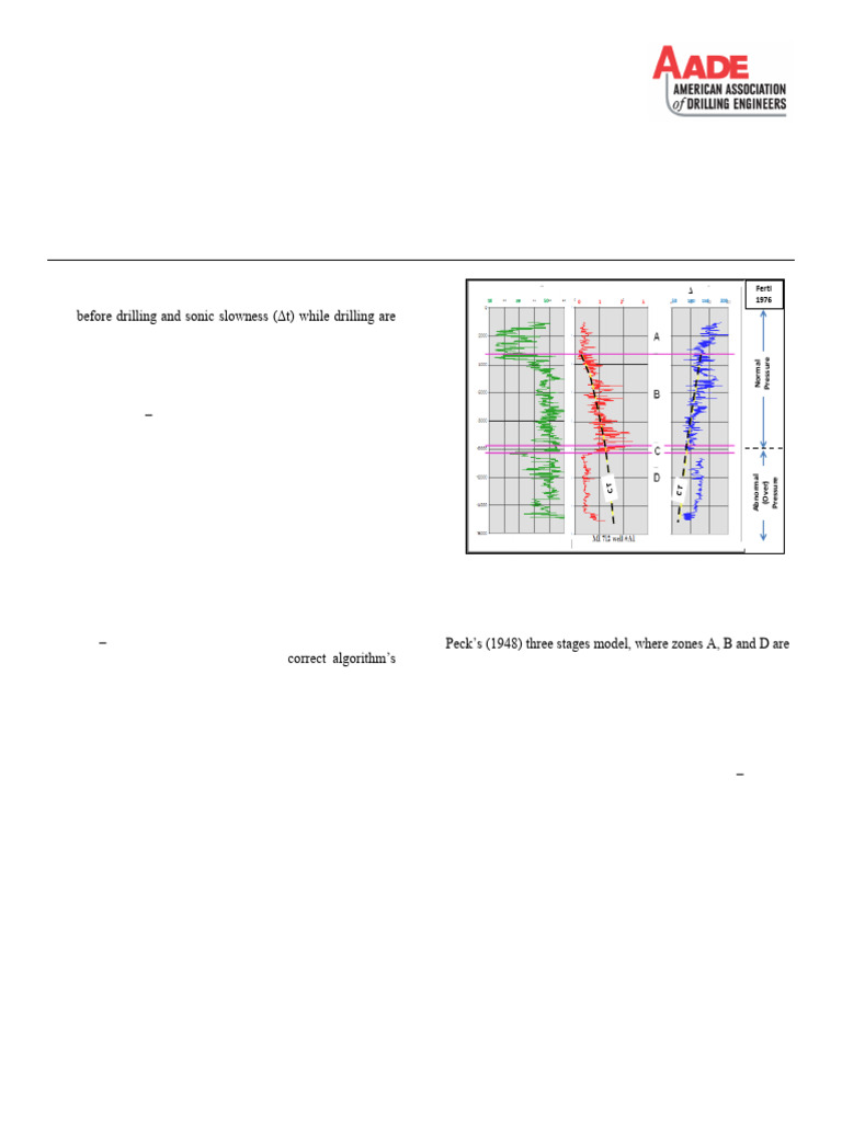 Pore Pressure Prediction Calculation | PDF | Porosity | Sedimentology