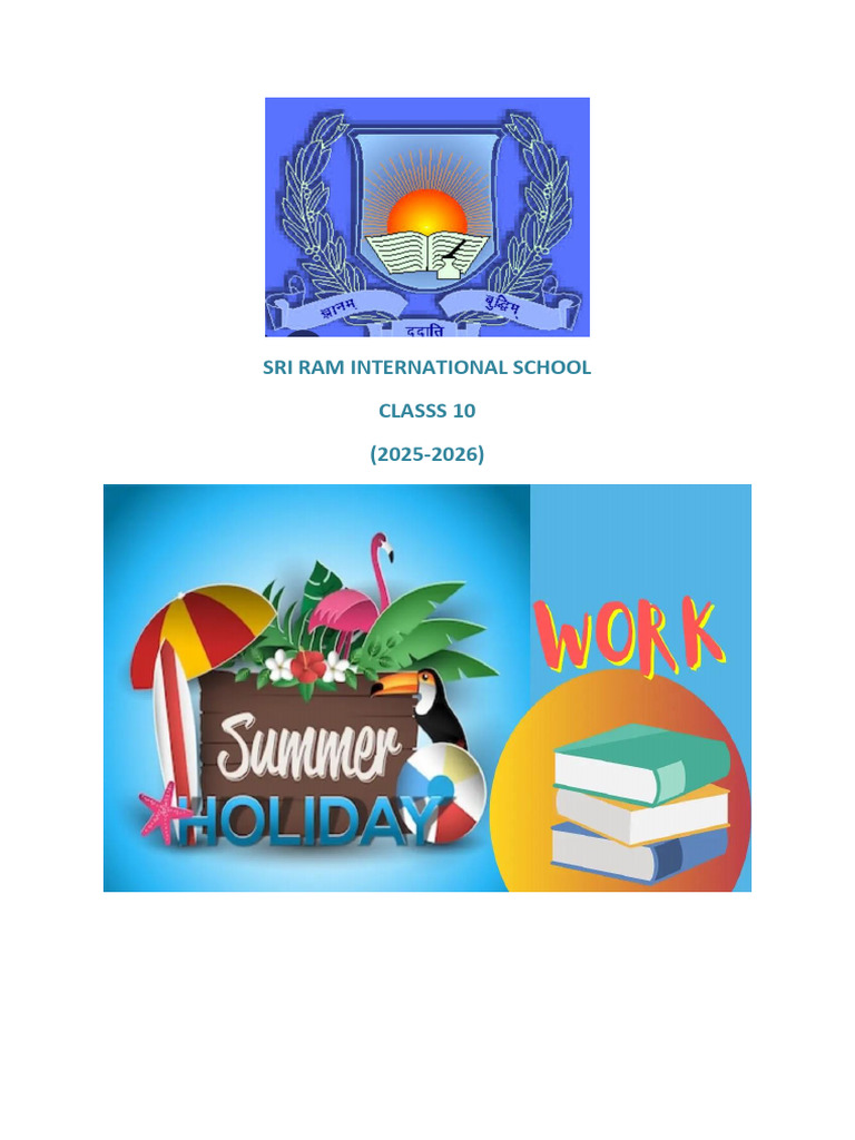 Holiday Homework 10 | PDF