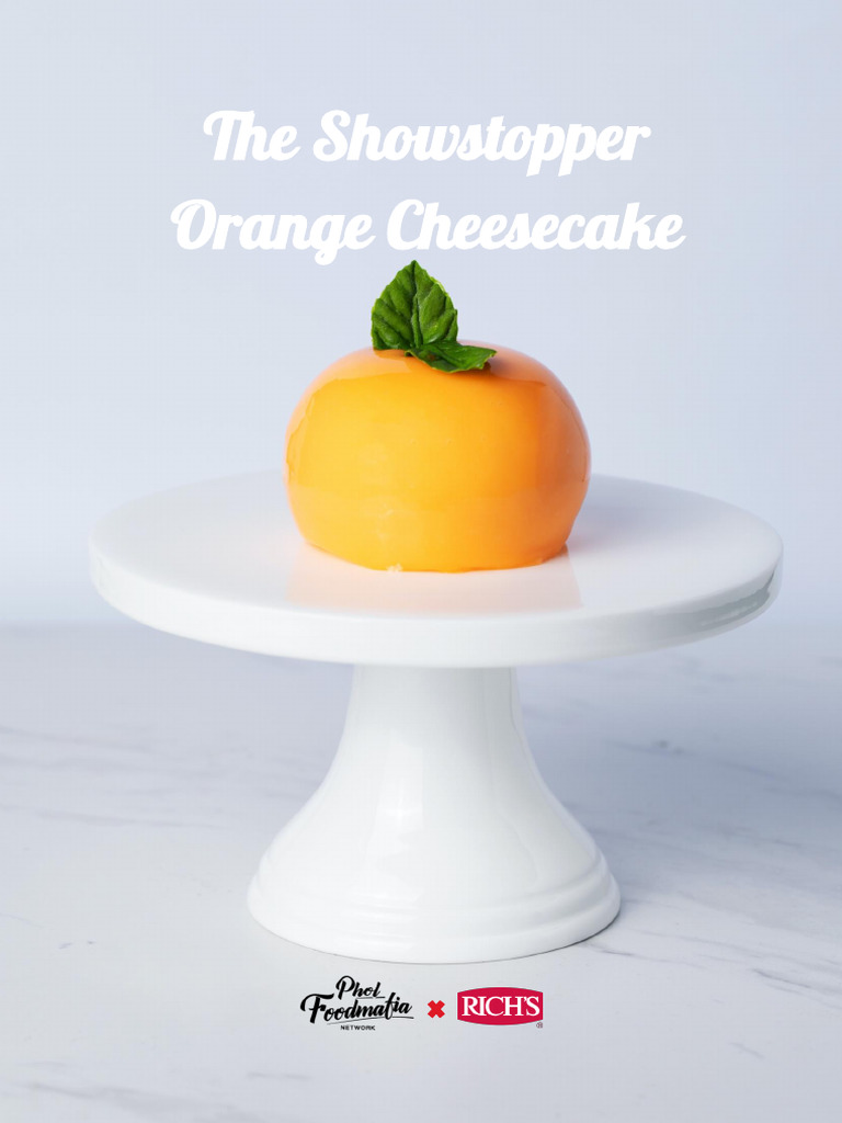 10 Recipe Orange Mousse Cake Rich Gold Label Non Dairy Creamer | PDF