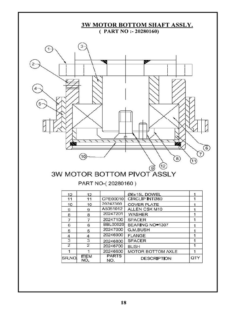 Bopt Motor Bottom Pivot | PDF