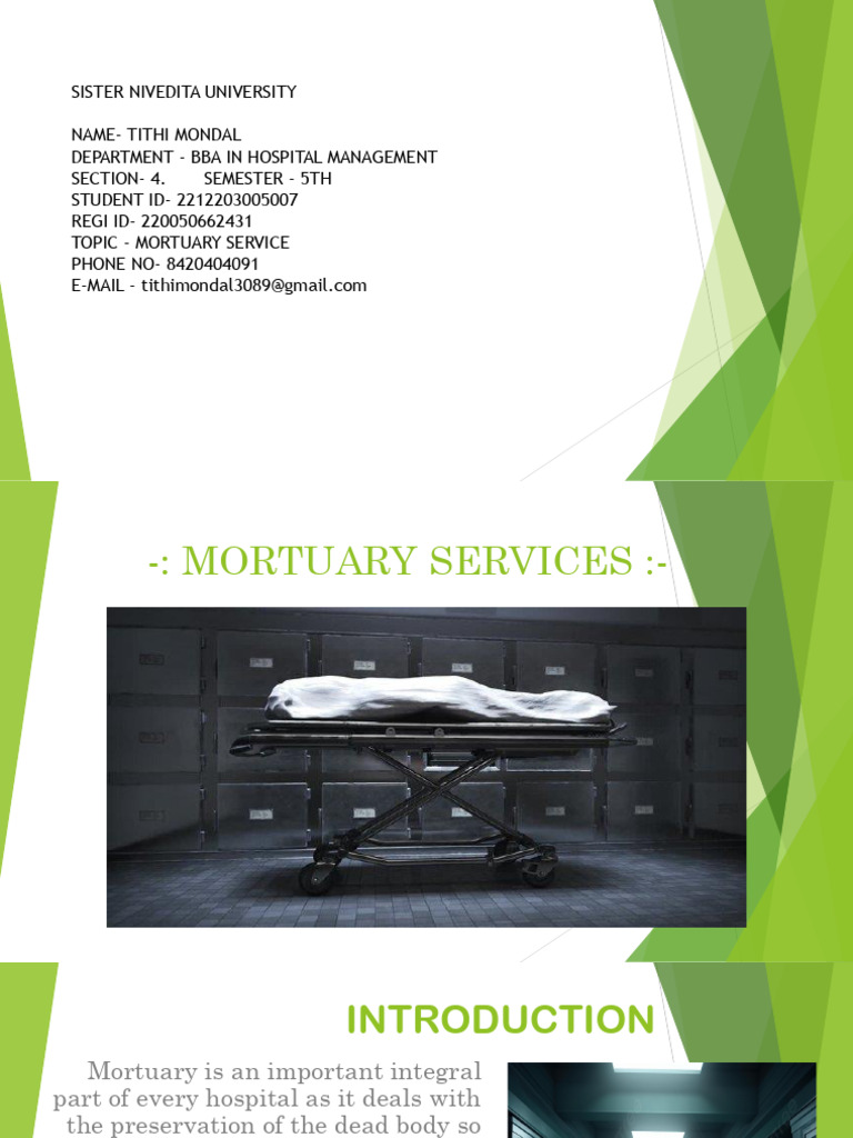 Presentation 1 | PDF | Morgue | Cadaver