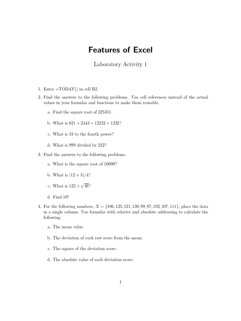 Lab Activity 1 | PDF