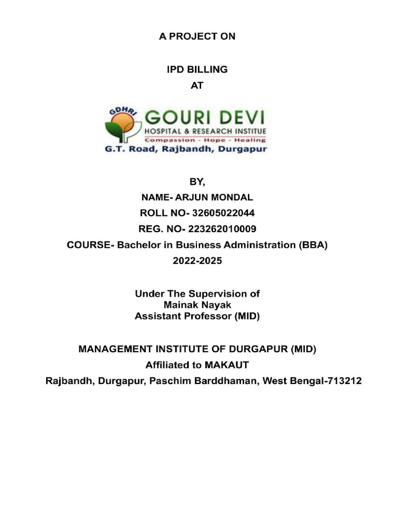 Arjun's Internship PJT Compressed | PDF