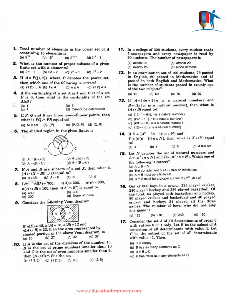 Set Theory | PDF