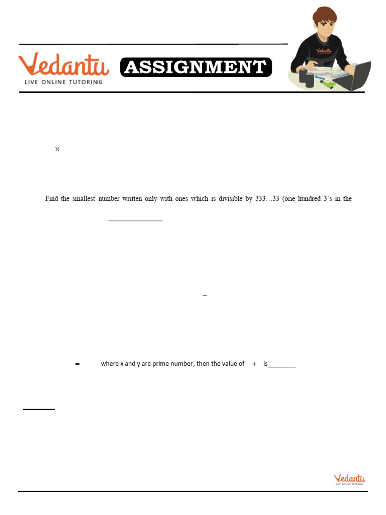 Divisibility Tests Assignment Lec9 - Sol Dual | PDF | Numbers | Prime ...