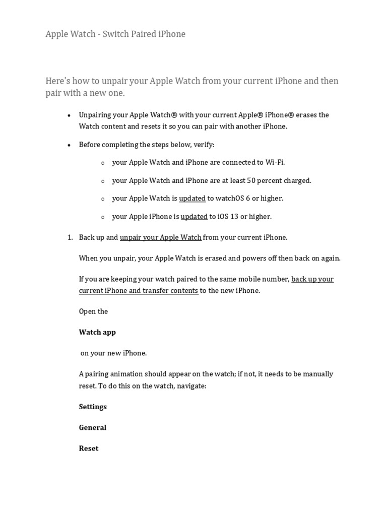 Apple Watch | PDF