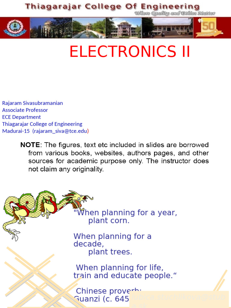 Electronic Circuits Ii Pdf Electronic Filter Electronics