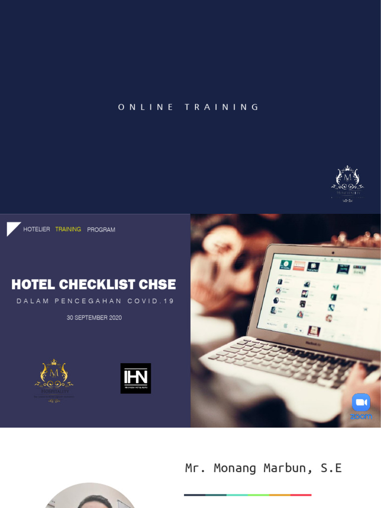 Presentasi Hotel Checklist CHSE | PDF