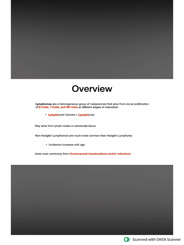 Lymphoma Pathology | PDF