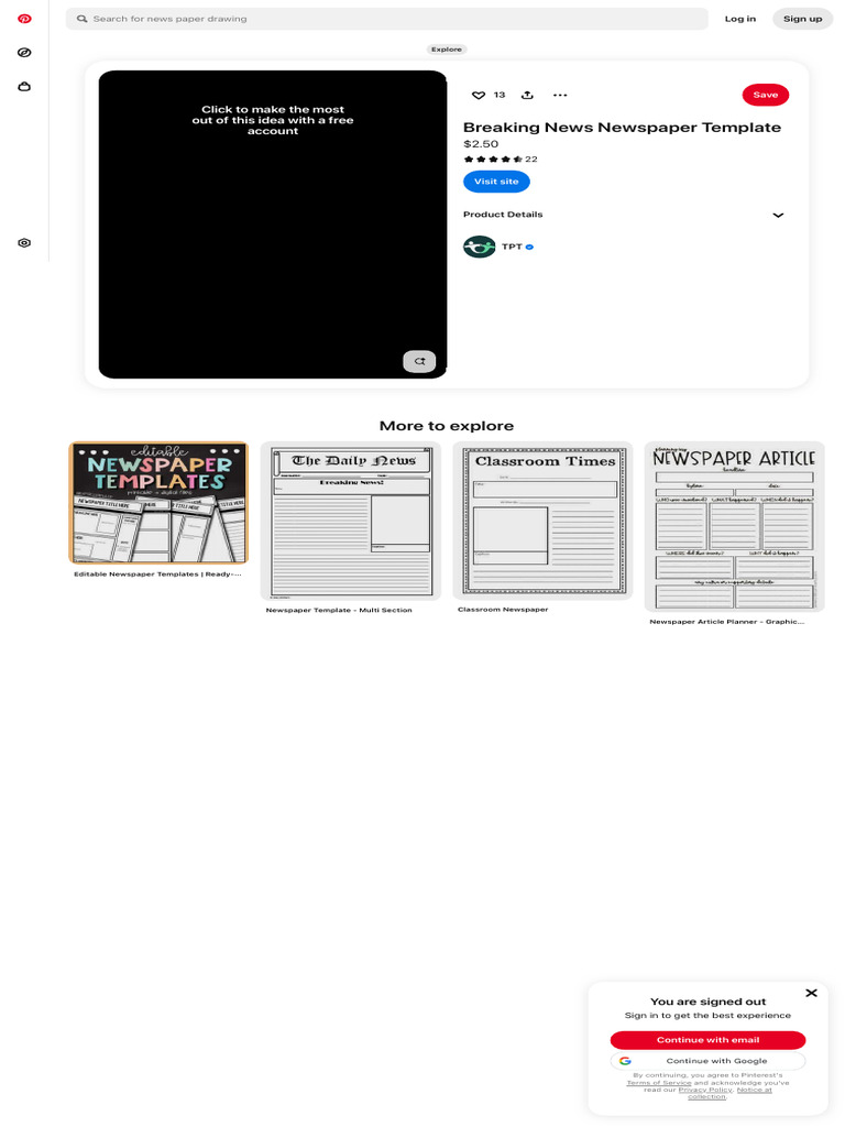 Breaking News Newspaper Template | PDF | News | Human Communication