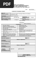 Concrete Pour Card Template | PDF