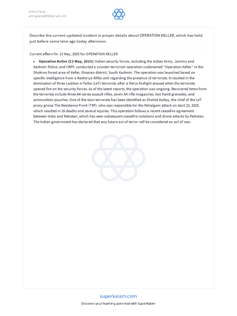 Operation Keller | PDF