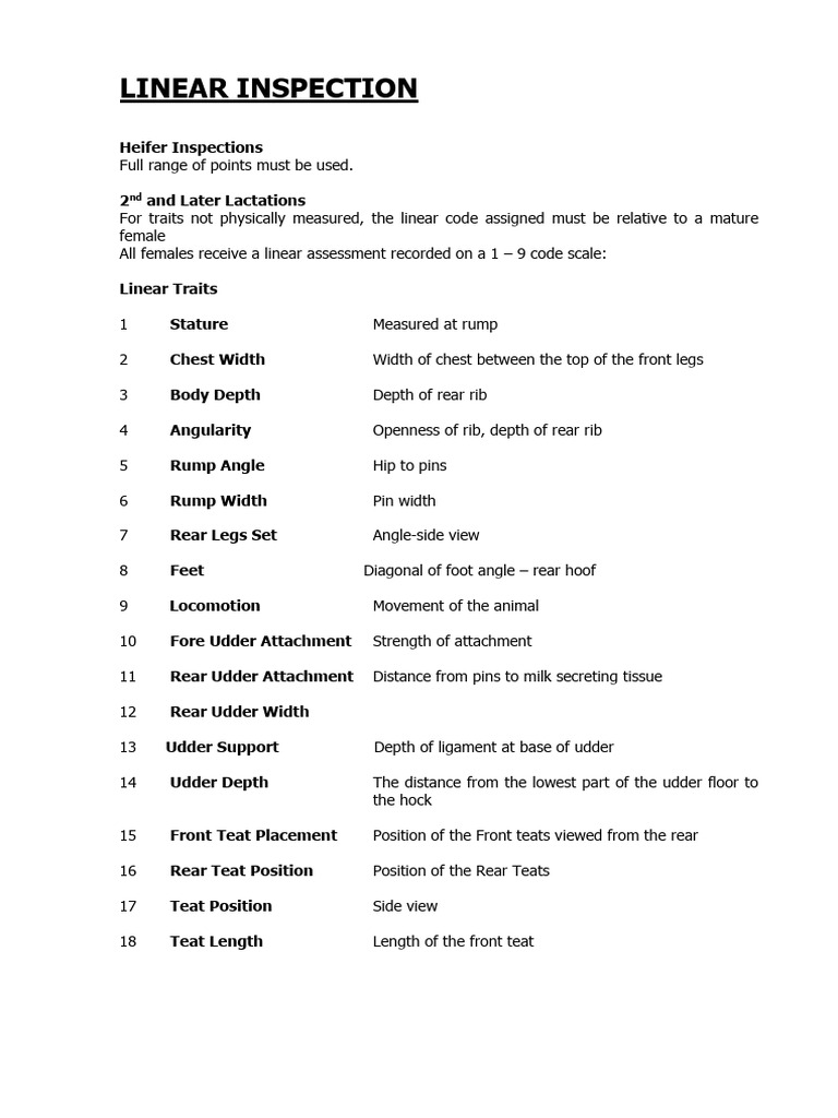 Linear Inspection | PDF