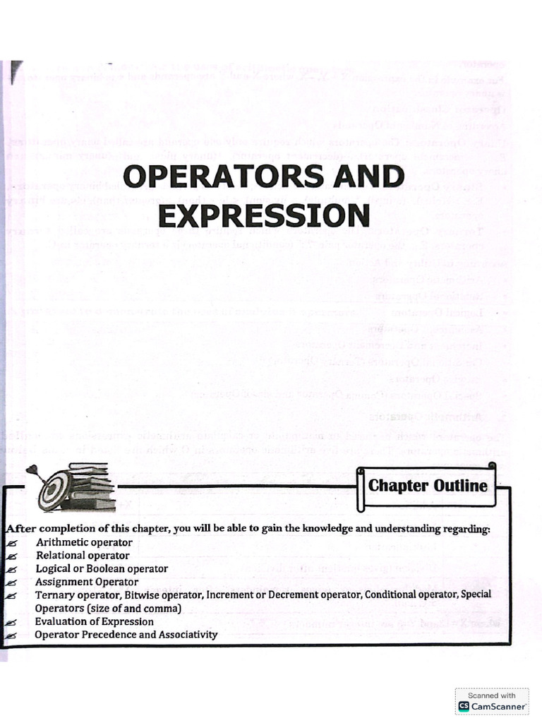 C-programming Operators | PDF