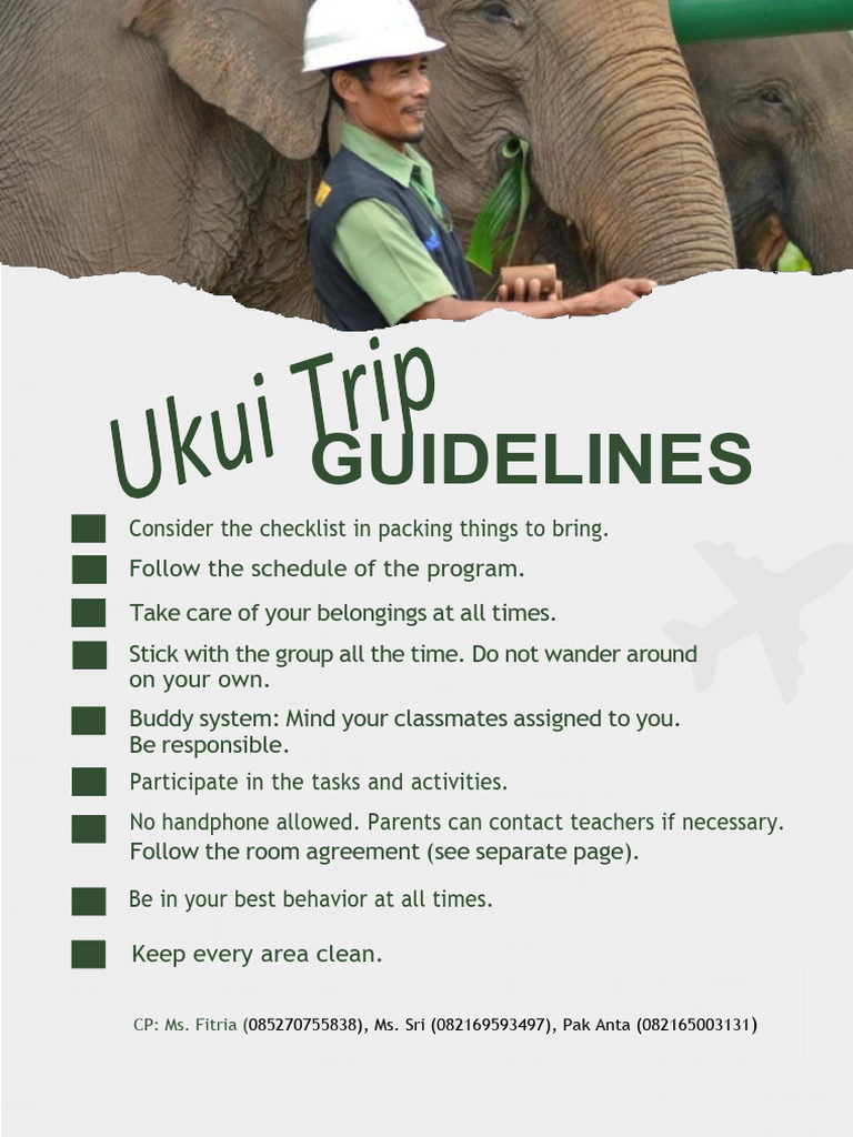 UKUI Trip 2025 Guidelines | PDF
