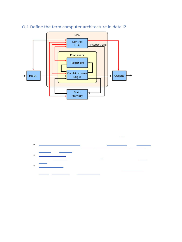 Cao Assignment 1 Answers New | PDF | Central Processing Unit | Computer Data Storage