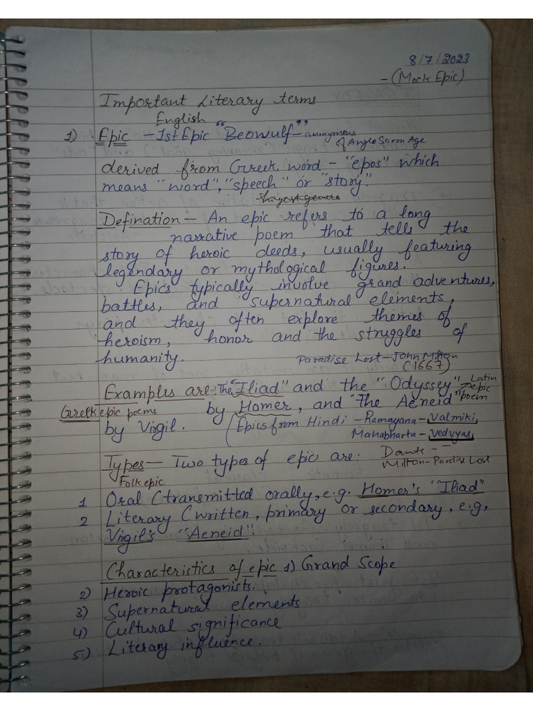 Literary Terms | PDF