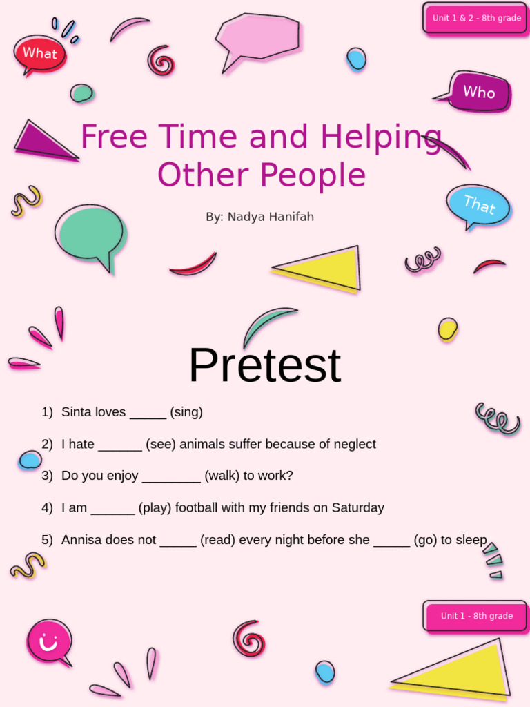 EIM-1 and 2 Free Time and Helping Other People | PDF | Planets ...