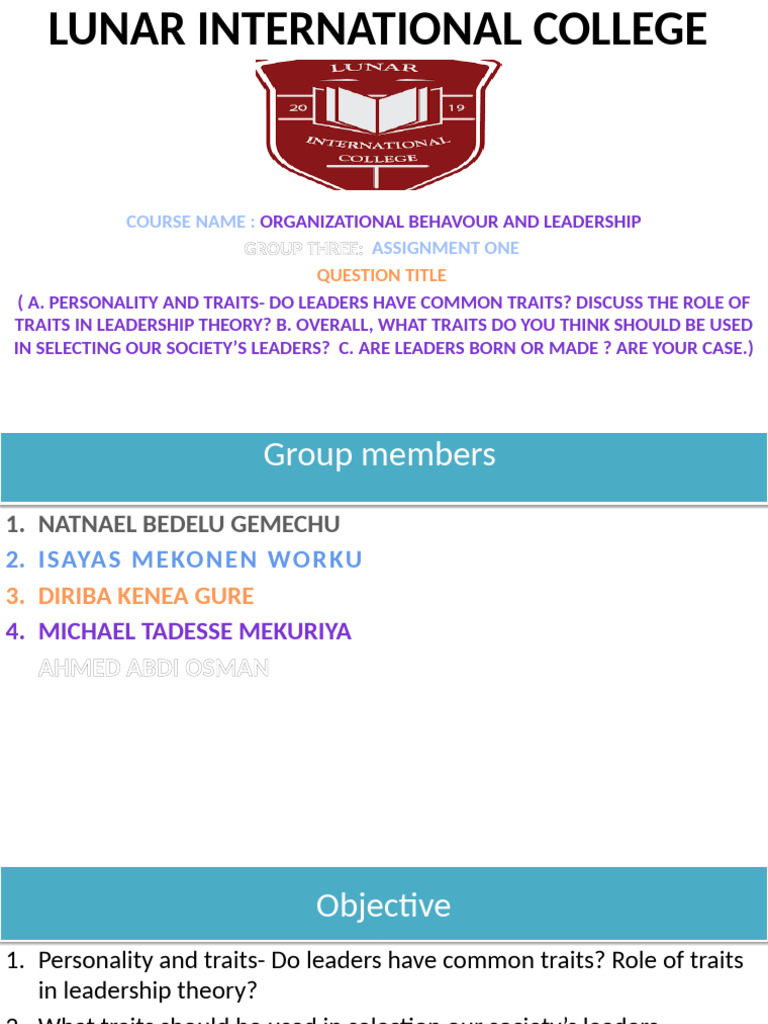 OB Presentations | PDF | Leadership | Cognition